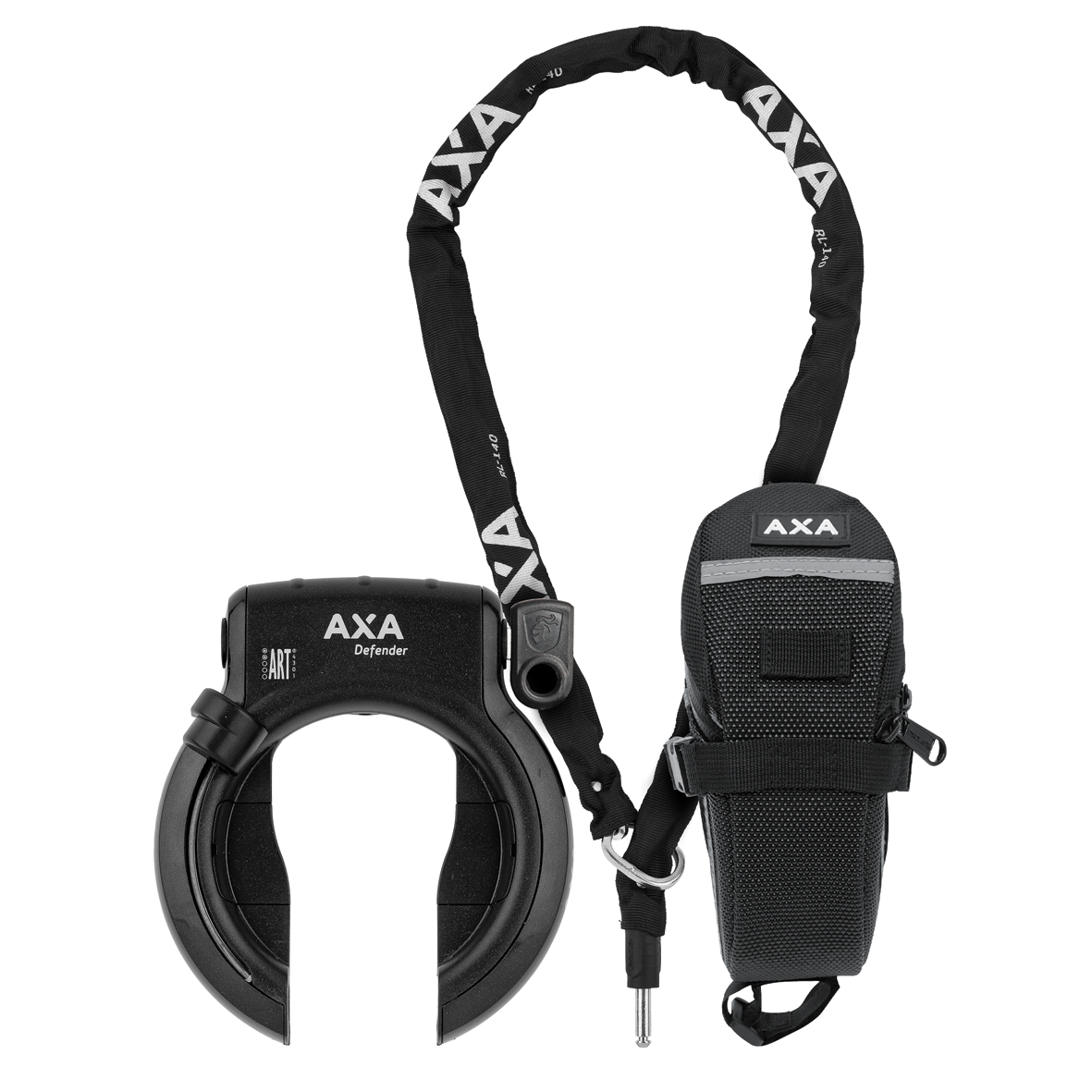 AXA Defender + RLC 140 + bag set | AXA Bike Security 🇬🇧